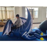 China Custom Inflatable Laying Dragon 2M Tall PVC Party Decoration with 3 Year Warranty for sale