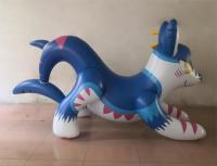 China Beile  Custom Inflatable blue Fox,Inflatable Giant Advertising Fox,Pvc Inflatable Fox for sale