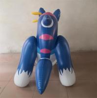 China Beile  Custom Inflatable blue Fox,Inflatable Giant Advertising Fox,Pvc Inflatable Fox for sale