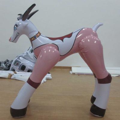 China Custom Inflatable Goat Model PVC Decoration 120cm for Party Exhibition Promotion for sale