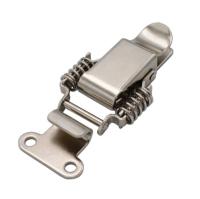China 4006 Spring Toggle Clamp Latch Hasp Mild Stainless Steel For Tool Box Door Window for sale