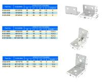 China Angle Metal Bracket Shelf Bracket Single Side Bracket Custom Size For Wood Construction for sale