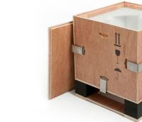 China V Shape Shipping Crate Clips For Wooden Box 65Mn Carbon Steel for sale