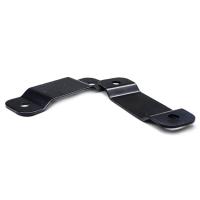 China Bracket Clip Custom Metal Stamping Parts Mounting Black Coating Support Bracket for sale