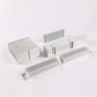 China Computer Cooling Metal Heatsink Silver Brass Anodized Surface Treatment for sale