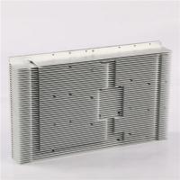 China Computer Cooling Metal Heatsink Silver Brass Anodized Surface Treatment for sale