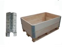 China 220 80 1.2mm Sheet Mild Metal Steel Coller Hinge Galvanized Steel Sheet Wooden Box For Pallet Collar for sale
