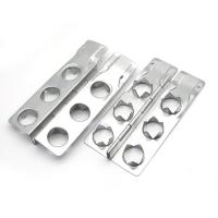 China Metal Folding Hinge Hardware Fittings 6/8/10 Holes Galvanized Iron Sheet Pallet Collar Hinge Wooden Case Wooden Collar for sale