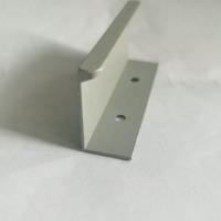 China 90 Degree Corner Extruded Aluminum Parts Single Side Half Triangle Angle Bracket for sale