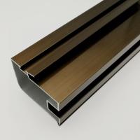 China Surface Treatment Aluminum Extrusion Parts For Wardrobe Awning Door for sale
