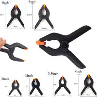 China Nylon Plastic Metal Spring Clamp Photography Wood Working A Shape 2/4/6/9 Inch for sale