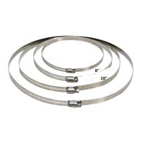 China Rubber Lined P Clips Rubber Pipe Clamps Stainless Steel INOX 304 Durable R Types Hose Clamps Quick Locking Pipe Clamp for sale
