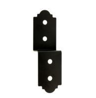 China Small Stainless Steel Right Angle Bracket Bent Type L Bracket for Furniture Black Corner Braces in Sheet Metal Fabrication for sale