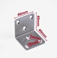 China OEM ODM customized stainless steel  cold rolled steel angle metal iron support corner bracket holder for sale