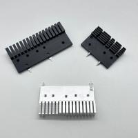 China Sheet Metal Fabrication Custom Aluminum Profile Heatsink CNC Machining Aluminum Extrusion Radiator for sale