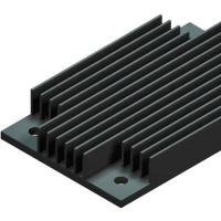 China Custom Aluminum Profiles Heat Sink For Aquarium Led Water Heatsink Housing for sale