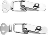 China Stainless Steel 304 Toggle Latch Nickel Plated Zinc Finish Spring Loaded Box Clamp Lock Hardware Product for sale