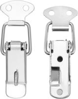 China Stainless Steel 304 Toggle Latch Nickel Plated Zinc Finish Spring Loaded Box Clamp Lock Hardware Product for sale