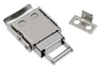 China Stainless Steel 304 Spring Loaded Draw Latch Toggle Hasp Clamp Latch Lock Cylinders For Boxes And Cabinets for sale