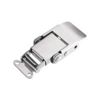 China Stainless Steel 304 Spring Loaded Draw Latch Toggle Hasp Clamp Latch Lock Cylinders For Boxes And Cabinets for sale