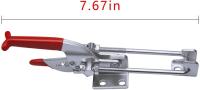 China Heavy Duty A4001 Adjustable Stainless Steel Toggle Latch Type Quick Release Toggle Clamp Latch for sale
