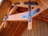 China Multi Shaped Steel Wood Timber Connectors Bracket Joist Hangers Metal Accessories Timber Connectors for sale