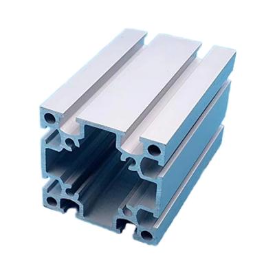 China Custom High Precision Extrusion 4080 Aluminum Profiles Industrial Products Cutting Welding for sale