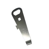 China Custom Stainless Iron Sublimation Blank Metal Flat Beer Bottle Opener for sale