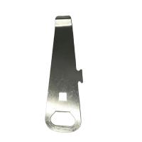 China Custom Stainless Iron Sublimation Blank Metal Flat Beer Bottle Opener for sale