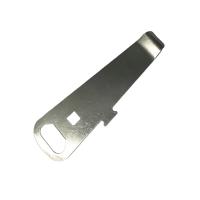 China Custom Stainless Iron Sublimation Blank Metal Flat Beer Bottle Opener for sale