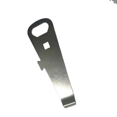 China Factory Hot Sale Custom Stainless Iron Sublimation Blank Metal Flat Beer Bottle Opener for sale