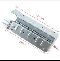 China Galvanized Carbon Steel Pallet Collar Hinge with Rivets Tools for Attaching Wooden Boxes for sale