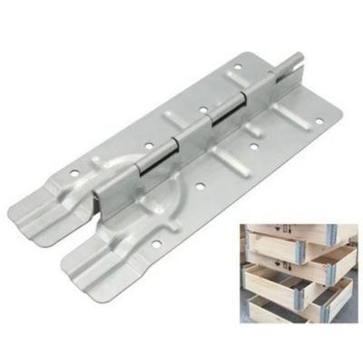 China Galvanized Carbon Steel Pallet Collar Hinge with Rivets Tools for Attaching Wooden Boxes for sale