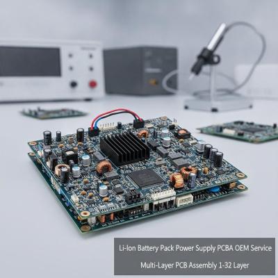 China Li Ion Battery Pack Power Supply PCBA OEM Service Multi Layer PCB Assembly 1 Layer - 32 Layer for sale