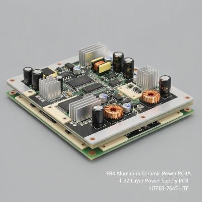 China FR4 Aluminum Ceramic Power PCBA ,1 Layer - 32 Layer Power Supply PCB HTF03-7645 HTF for sale