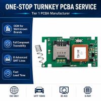 China One-Stop Green Solder Mask PCB Assembly Solution Manufacturer Portable GPS GSM Tracker SIM Card Circuit Board for sale