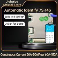 China JiaBaiDa SP14S004 7S-14S 7S 8S 9S 10S 11S 12S 13S 14S Li-ion Smart BMS 24V 36V 48V 20A 30A 40A 50A with UART Build-in BT for sale