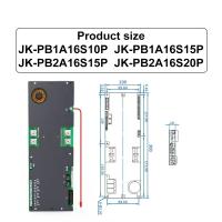 China PB2A16S20P JKBMS 16S 200A Battery Management System for Lithium Ion 48V Parallel Support RS485 CAN BT JK Inverter BMS PCBA for sale