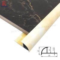 China Home Interior Aluminum Floor Transition Strips Marble Powder Coating for sale