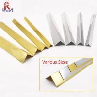 China Transition Profile Aluminium L Shape Trim Ceramic Edge Protector Angle Strips for sale