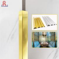 China Wall Protection 6063 Aluminum Tile Trim Profile Strips Durable L Shape Angle for sale