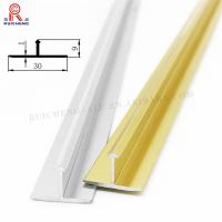 China 0.4mm - 2mm Floor Aluminum Transition Strips Gold Floor Edge Protective for sale