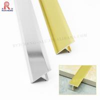 China 6063 / 6061 Aluminum T Transition Strip Brushed Oxidation Powder Coating Surface Treatment for sale