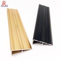 China Anti Slip Safety Aluminium Stair Nosing Edge Trim Polishing / Anodizing Oxidation for sale