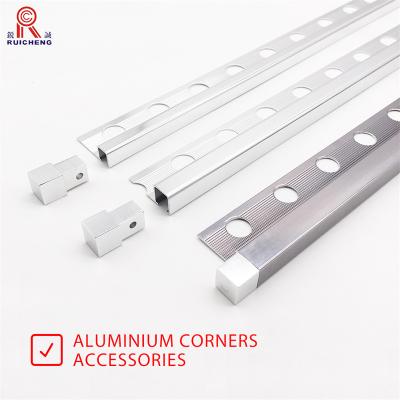 China Polished Ceramic Border Aluminium Square Edge Tile Trim Ceramic Tile Edge Decoration for sale