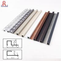 China Anodized Square Shape Aluminum Tile Trim Wall Aluminium Transition Strip for sale