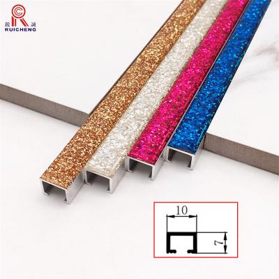 China U Channel Ceramic Border Aluminum Tile Trim Wall Corner Aluminium Edging Profile for sale
