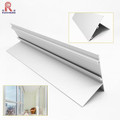 China Tile Protection Aluminium Edge Trim 0.2mm - 15mm Balcony Angle Profile for sale