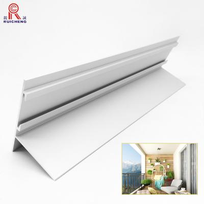 China Waterproof Balcony Aluminium Angle Profile 6063 6061 Aluminum Tile Edge Trim for sale