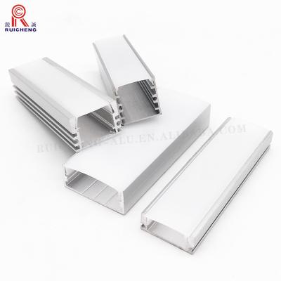 China Professional Anodizing Aluminium LED Strip Light Channel Profile Rectangular 0.3mm - 3mm for sale
